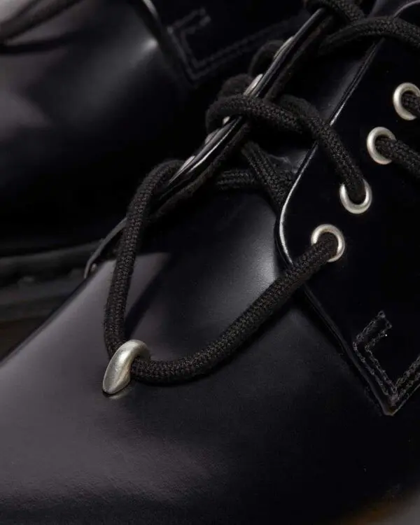 Dr. Martens Zeffir 5i Buttero Leather Shoes - Black | Editorialist