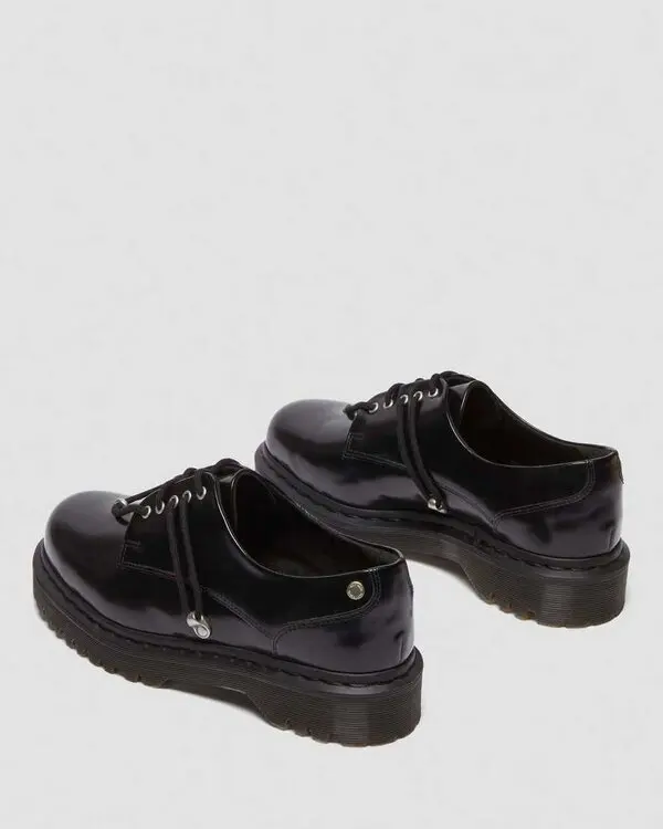 Dr. Martens Zeffir 5i Buttero Leather Shoes - Black | Editorialist