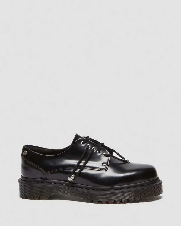 Dr. Martens Zeffir 5i Buttero Leather Shoes - Black | Editorialist