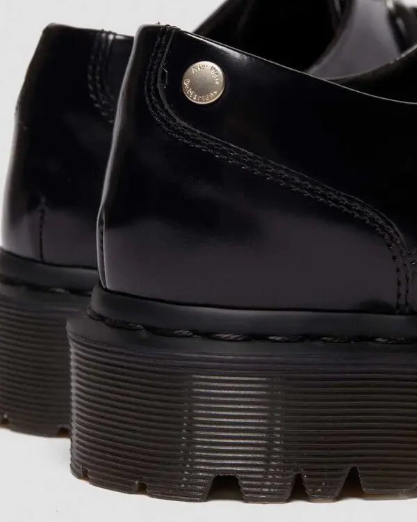 Dr. Martens Zeffir 5i Buttero Leather Shoes - Black | Editorialist