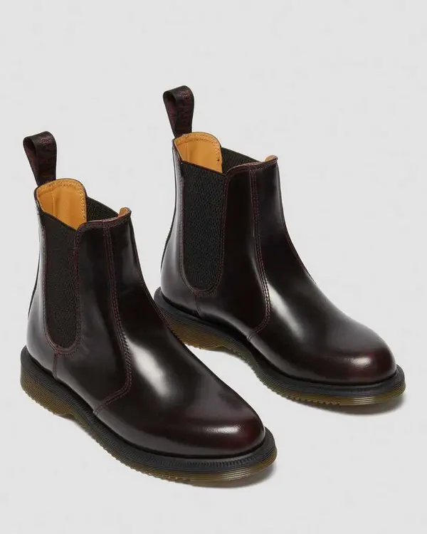 Dr. Martens Flora Arcadia Chelsea Boots - Red