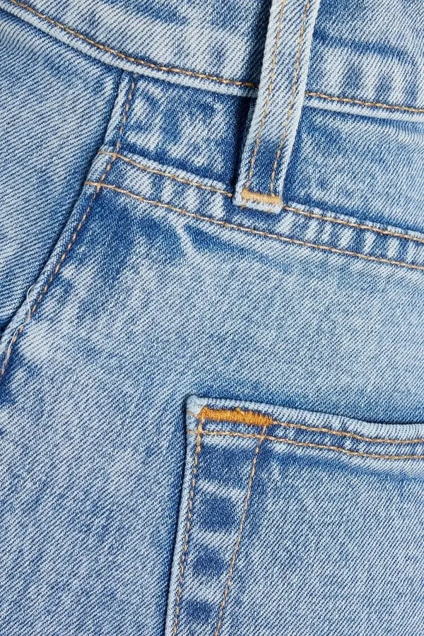 SLVRLAKE Grace Cropped Wide-leg Jeans - Light Denim