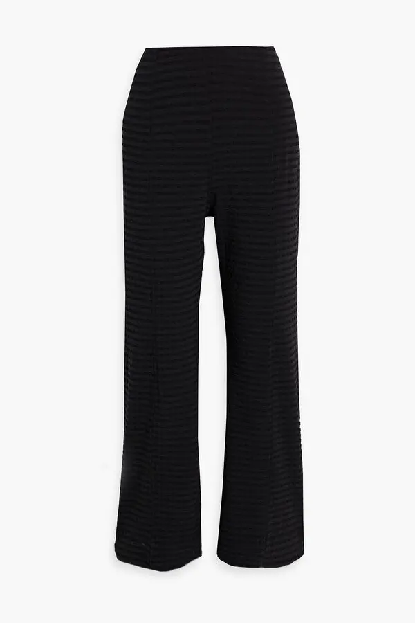 GANNI Cloqué Straight-leg Pants