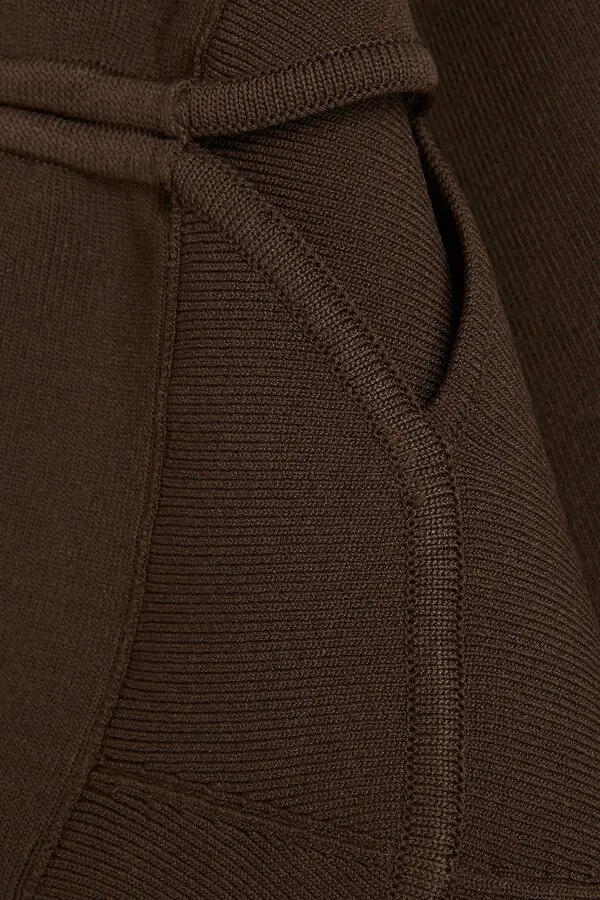 Nanushka Cutout Ribbed-knit Top