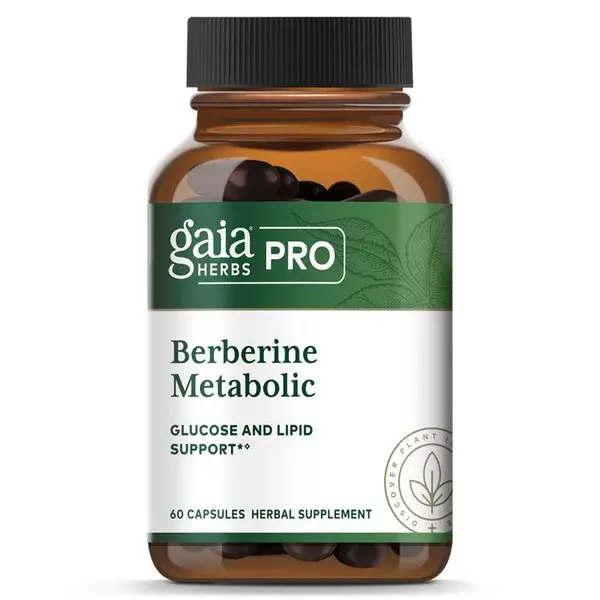 GAIA HERBS PRO Berberine Metabolic 60 Capsules - One-color