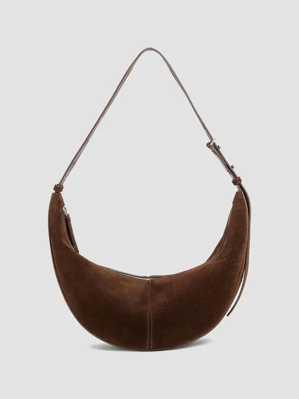 Proenza Schouler Slide Suede Bag - Chocolate
