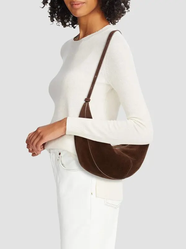 Proenza Schouler Slide Suede Bag - Chocolate