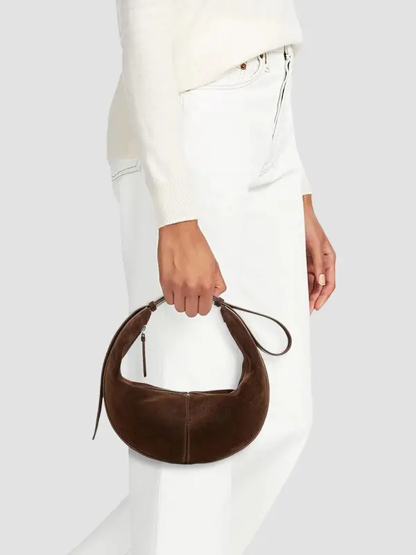 Proenza Schouler Slide Suede Bag - Chocolate
