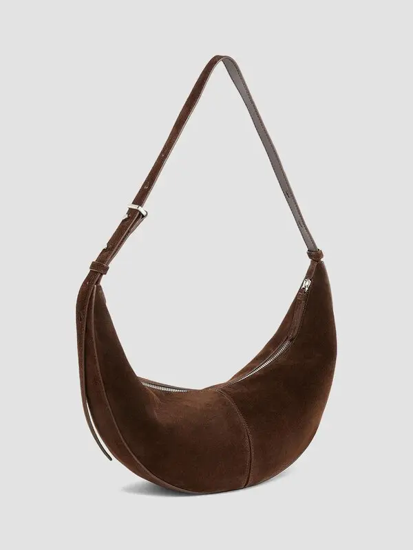 Proenza Schouler Slide Suede Bag - Chocolate