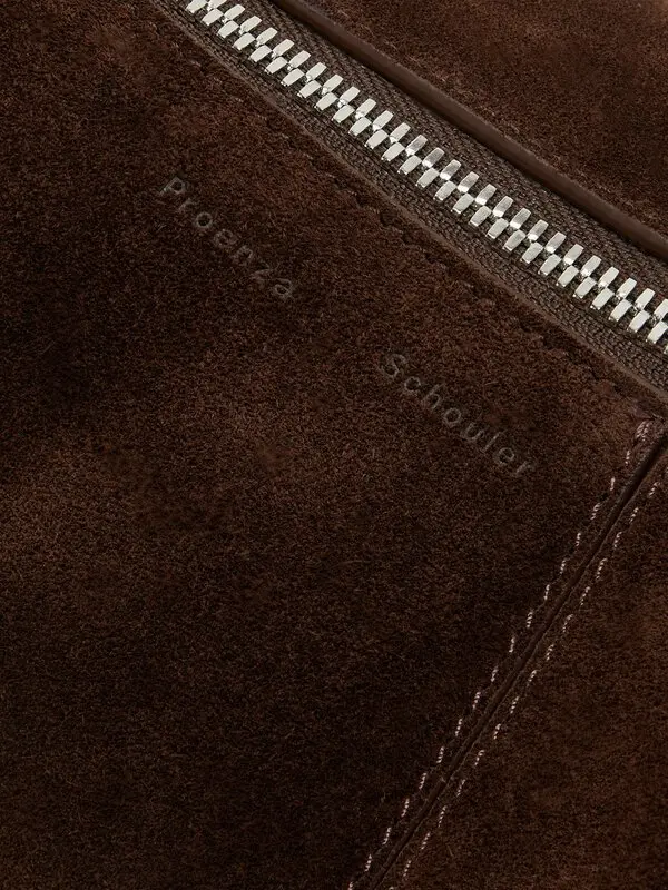 Proenza Schouler Slide Suede Bag - Chocolate