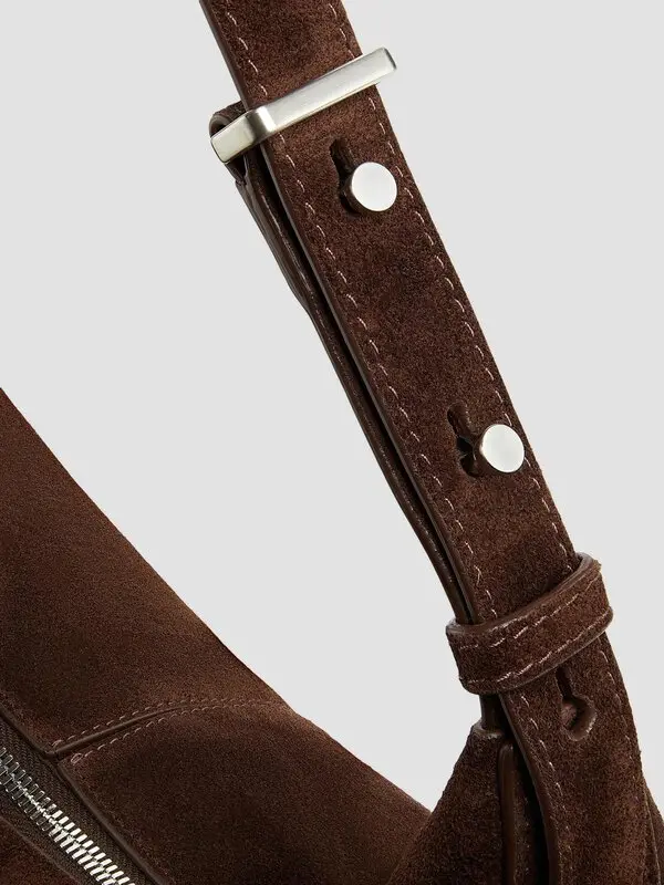 Proenza Schouler Slide Suede Bag - Chocolate