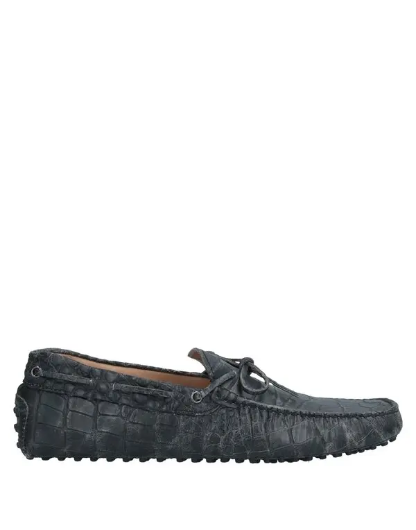 TOD'S Leather Loafers - Grey