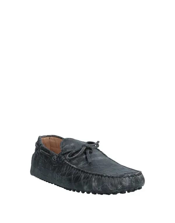TOD'S Leather Loafers - Grey