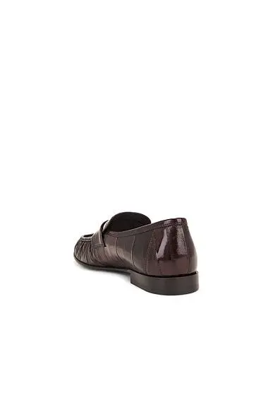 THE ROW Eel Leather Soft Loafer