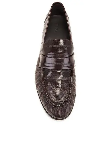 THE ROW Eel Leather Soft Loafer