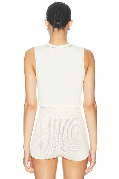 AISLING CAMPS Cropped Tank Top