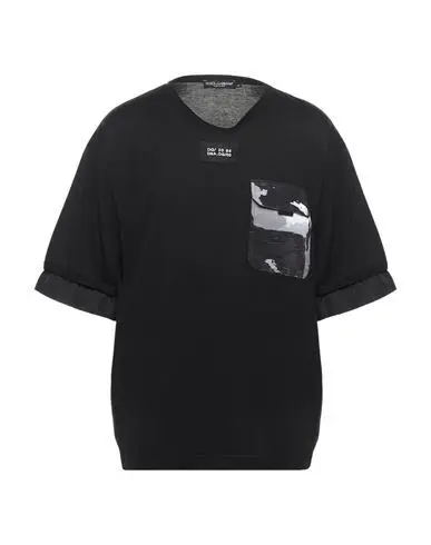 Dolce & Gabbana T-shirt Size Cotton, Polyester, Viscose, Polyurethane - Black