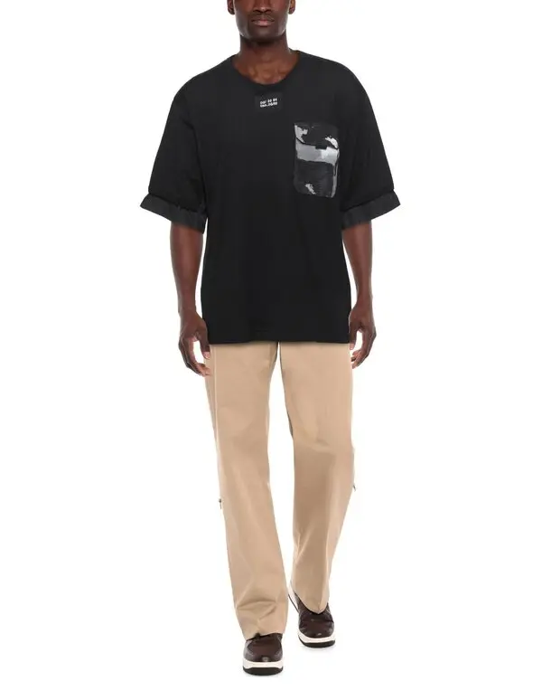 Dolce & Gabbana T-shirt Size Cotton, Polyester, Viscose, Polyurethane - Black