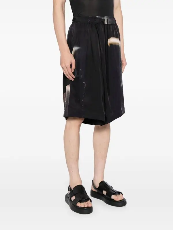 JULIUS Graphic-print Bermuda Shorts