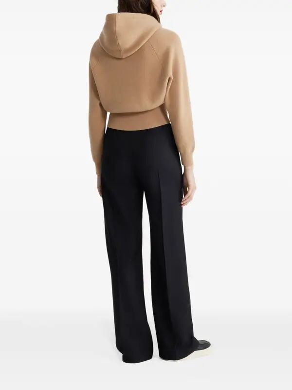 PATOU Knitted Hoodie - Brown