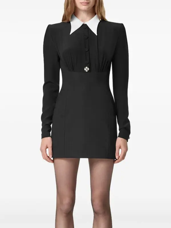 Versace Pearl-detailing Mini Dress