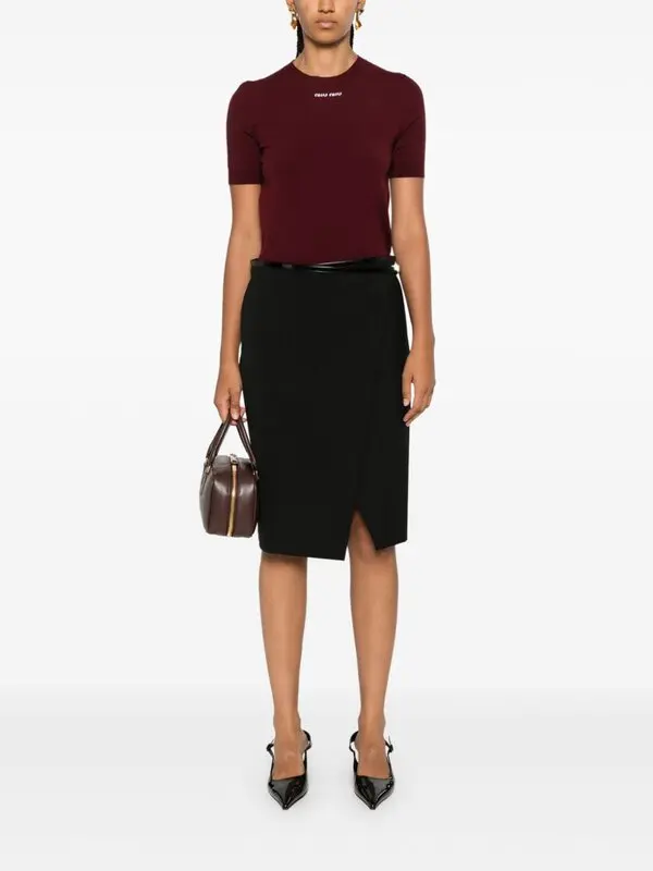 Philosophy Di Lorenzo Serafini Wrap Skirt - Black