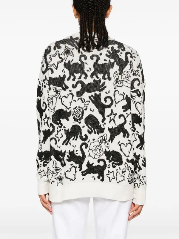 TWINSET Patterned Jacquard Sweater