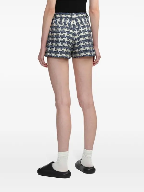 IRO PARIS Tyana Lurex Tweed Mini Shorts
