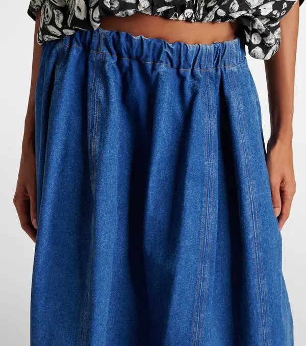 Marni Denim Midi Skirt