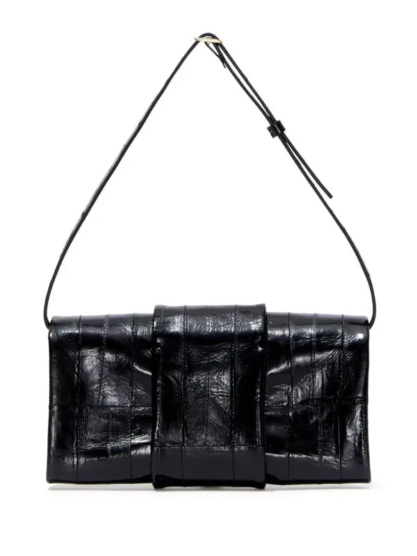 Proenza Schouler Leather Flip Shoulder Bag - Black