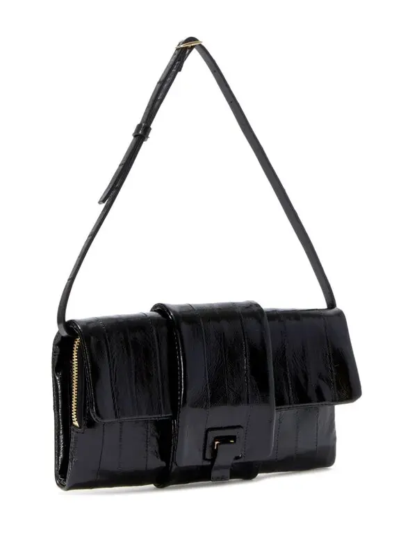 Proenza Schouler Leather Flip Shoulder Bag - Black