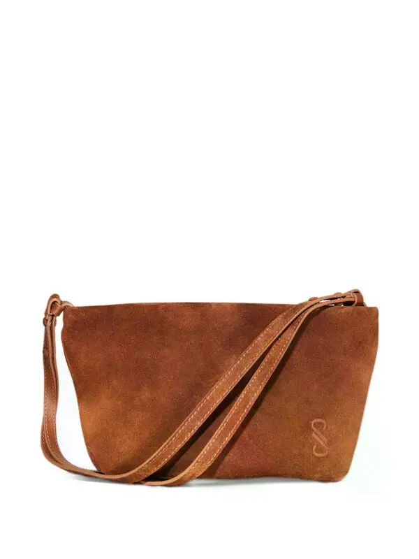 Proenza Schouler Bond Suede Shoulder Bag - Brown