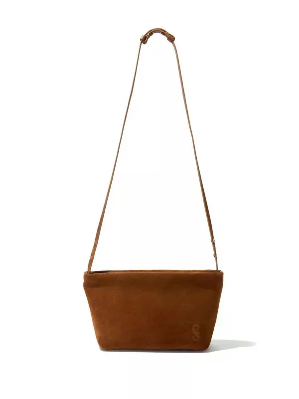 Proenza Schouler Bond Suede Shoulder Bag - Brown
