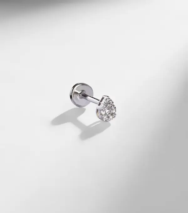 PERSEE Persée 18kt White Gold Single Earring With Diamonds