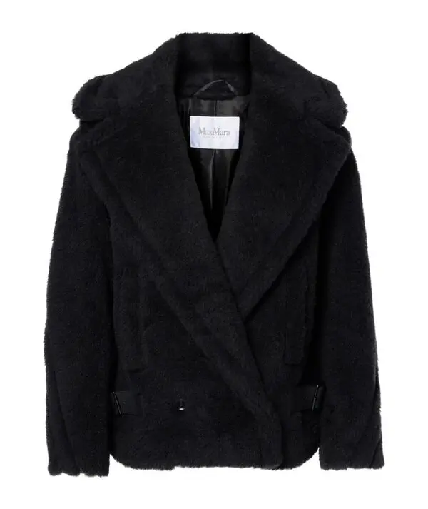 Max Mara Radice Teddy Jacket - Black