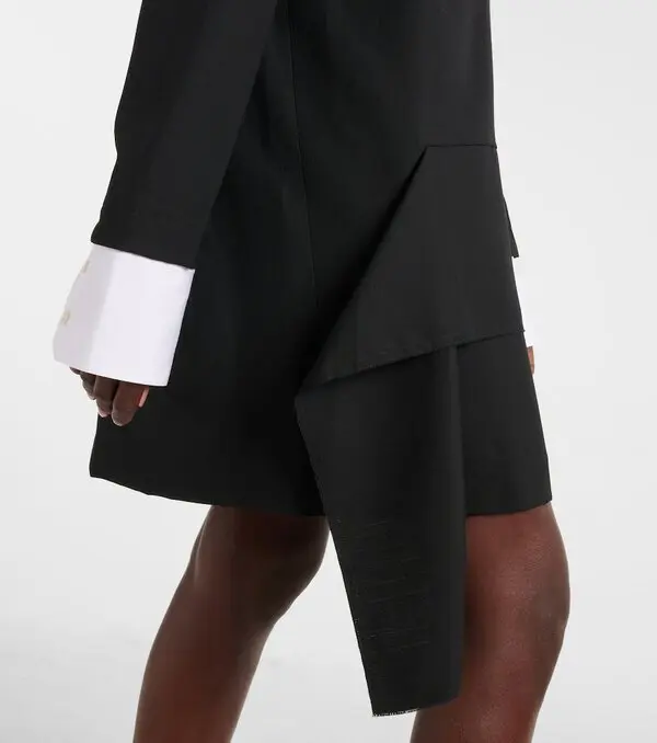 Plan C Wool Blend Minidress