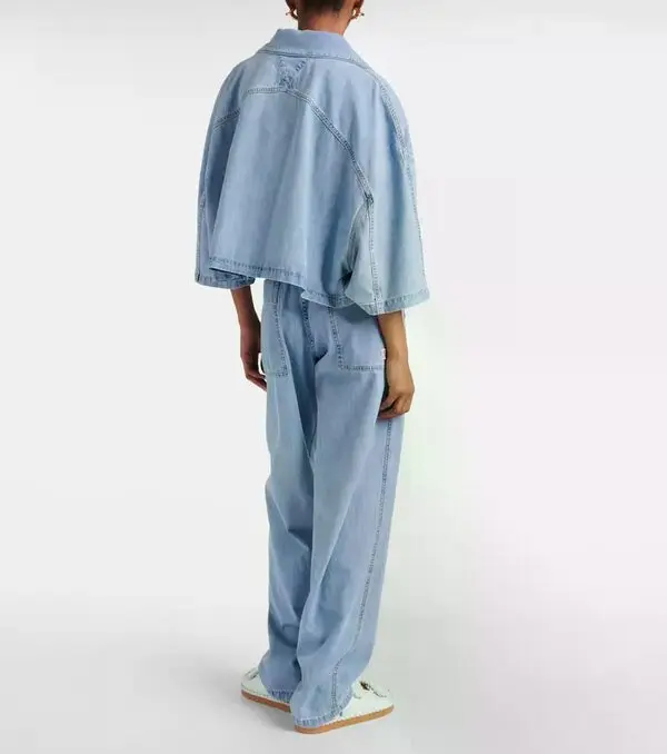 Bottega Veneta Cropped Denim Shirt