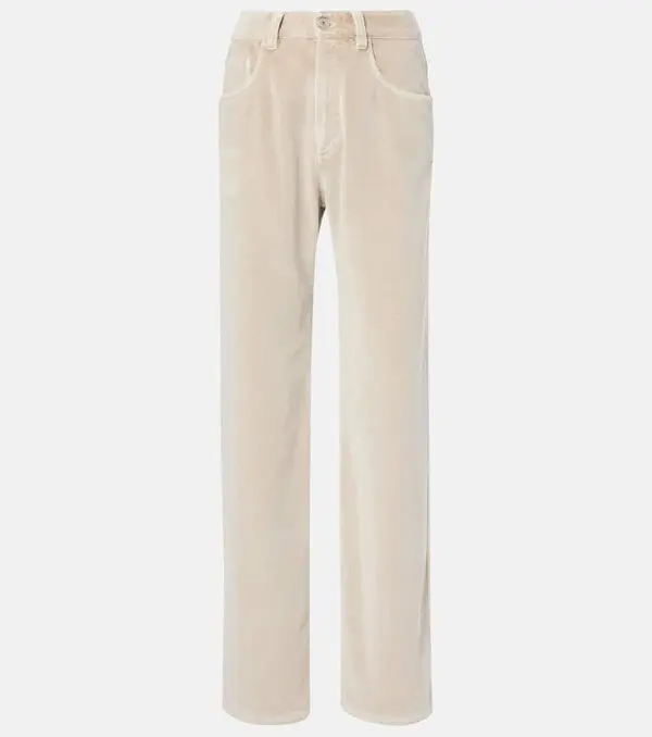 Brunello Cucinelli Wide-leg Cotton Pants