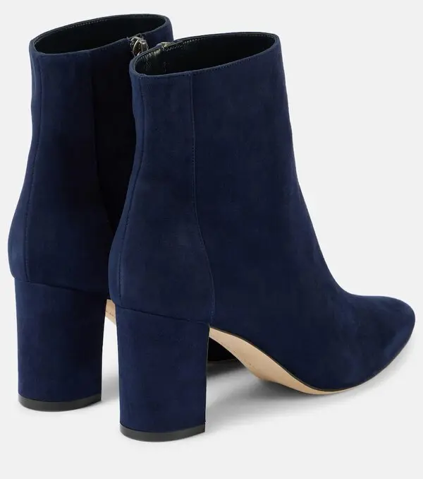 Manolo Blahnik Rosie Suede Ankle Boots