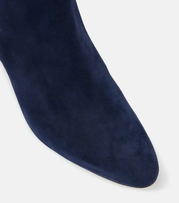 Manolo Blahnik Rosie Suede Ankle Boots