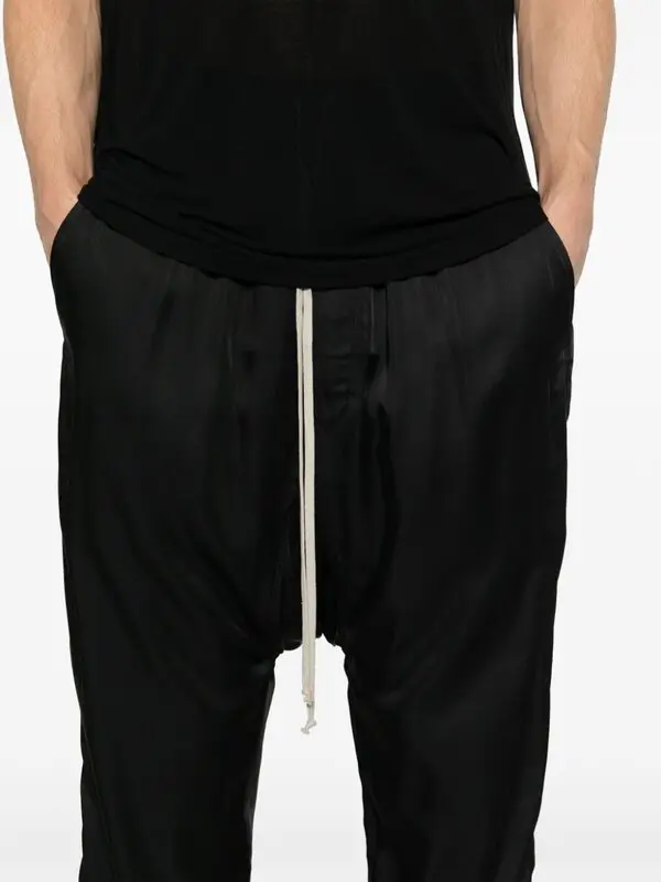 Rick Owens Drop-crotch Trousers - Black