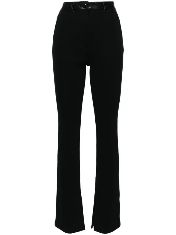 Nanushka Slim-leg Ribbed Trousers