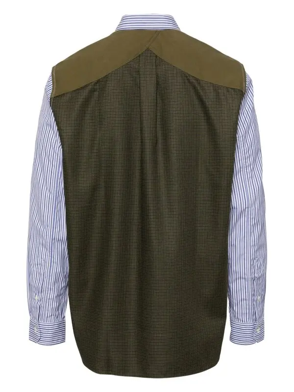 Junya Watanabe Striped Cotton Shirt - White
