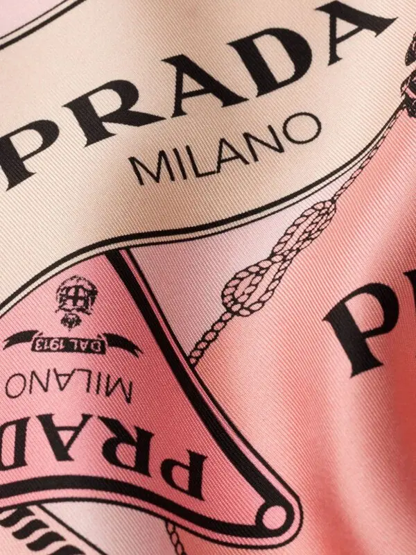 Prada All-over Print Scarf