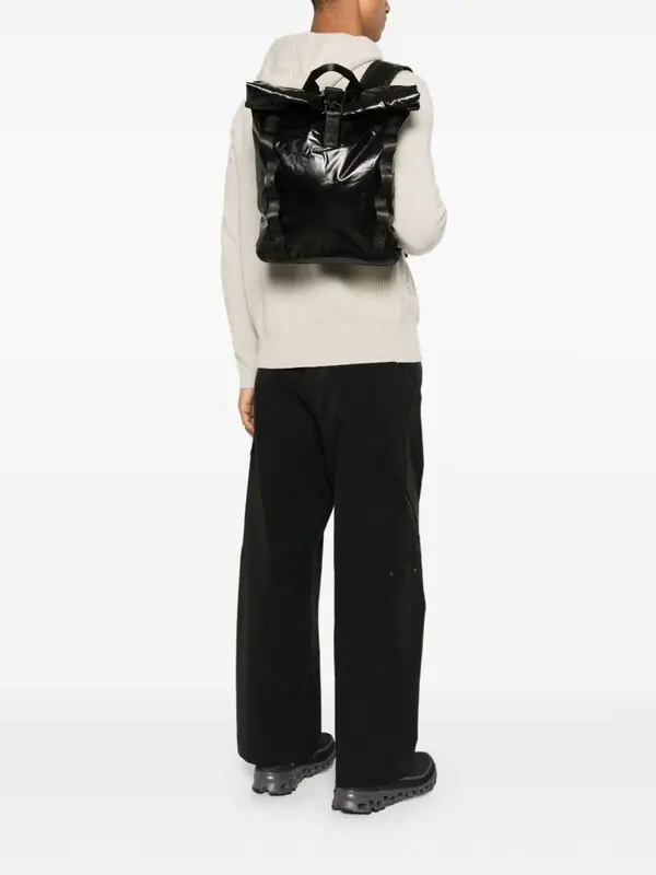 Rains Sibu Rolltop Backpack - Black