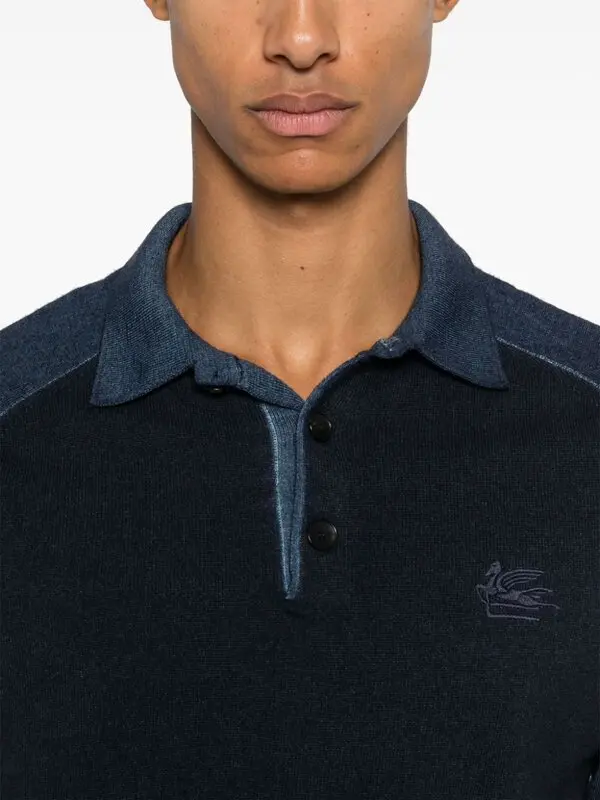 Etro Pegaso-embroidered Wool Sweater