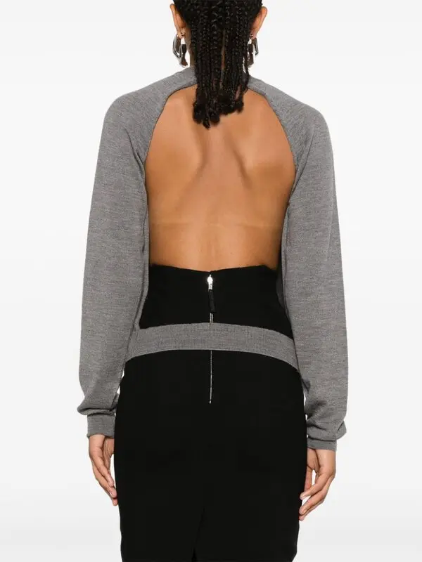Moschino Mélange-effect Cardigan - Black