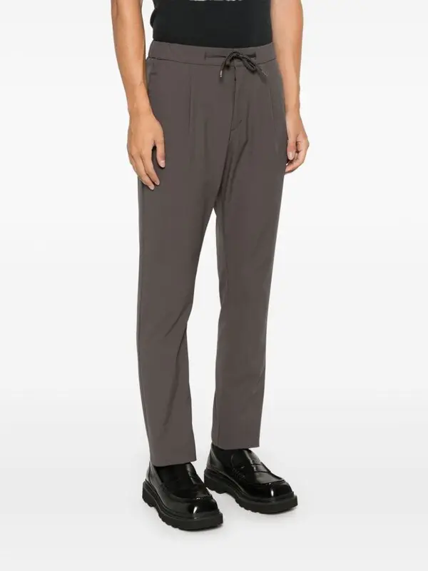 Herno Pleat-detail Trousers - Grey