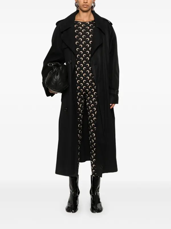 MARINE SERRE Moon Print Jumpsuit - Black