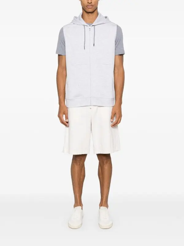 Brunello Cucinelli Zip-up Hoodie - Grey